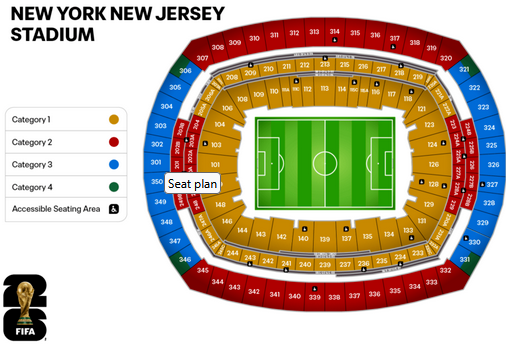 tickets Match 77 - Round of 32 - MetLife Stadium - June 30 | From